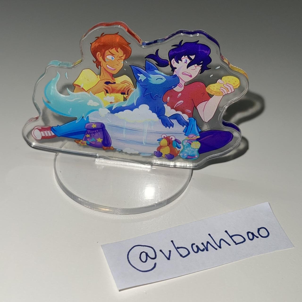 Double sided 2" x 3" acrylic standee by leggydeco of... - Depop