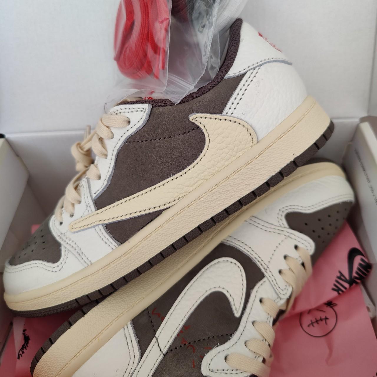 Nike x Travis Scott Cactus Jack Air Jordan 1 Low... - Depop