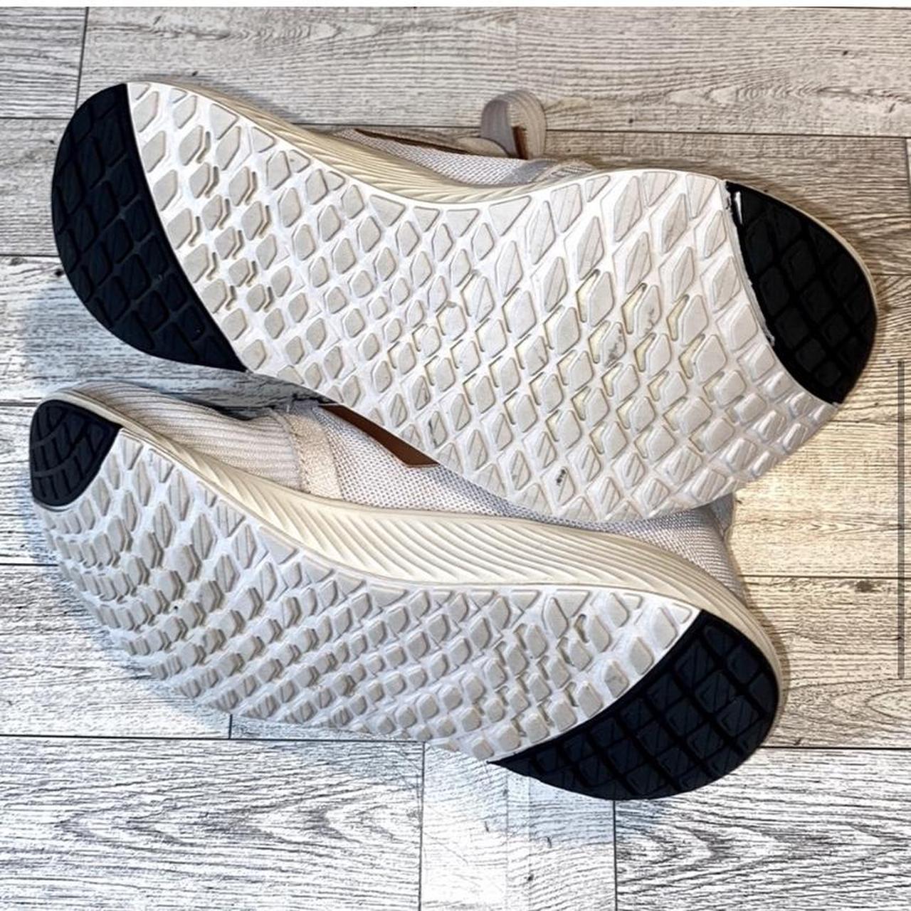 Adidas Bounce, White & Rose Gold Athletic... - Depop