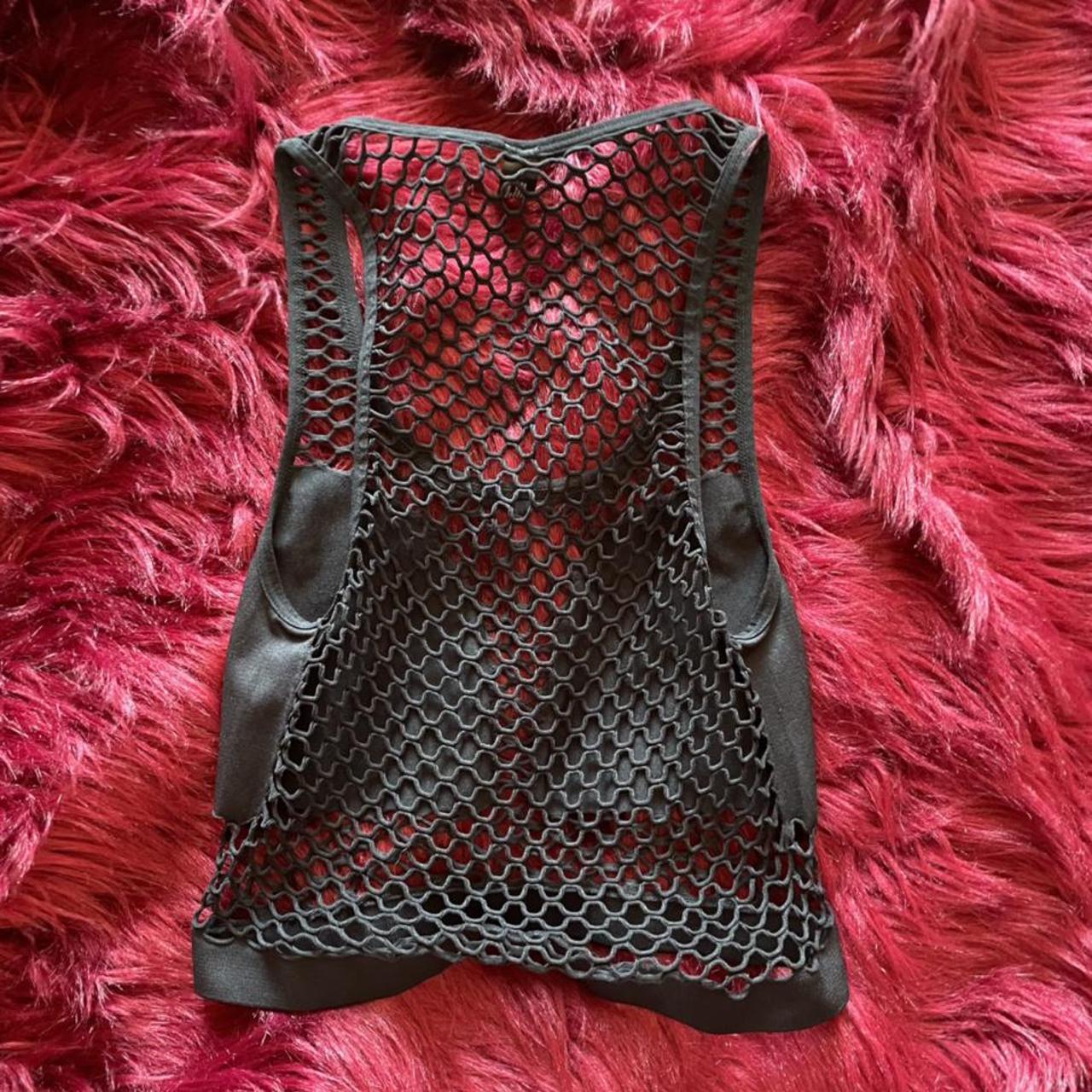 Bras n Things fishnet crop top. Only ever tried on.... | Depop