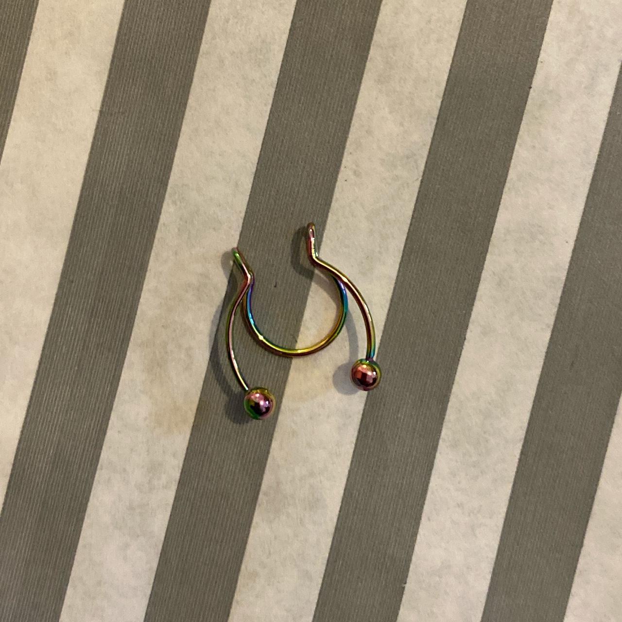 Fake Septum Ring! Titanium 🍭Brand new, never... - Depop