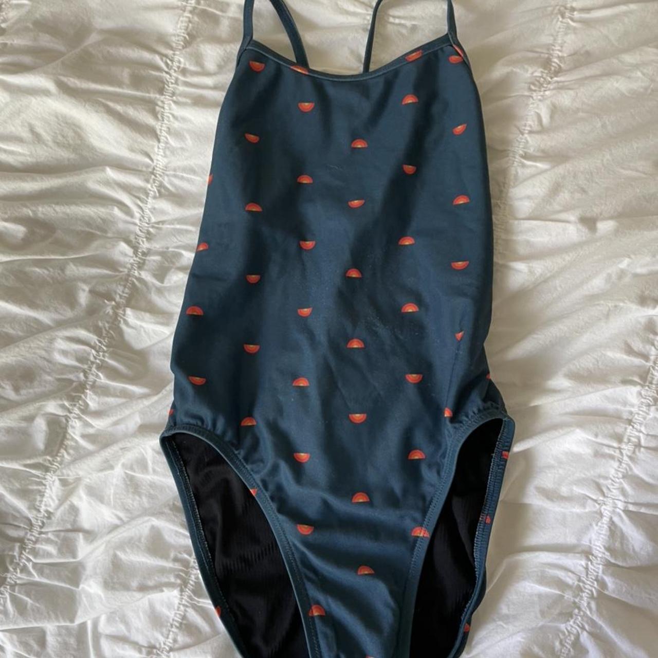 Sunset Print Jolyn Swimsuit Onesie Slight Pilling Depop