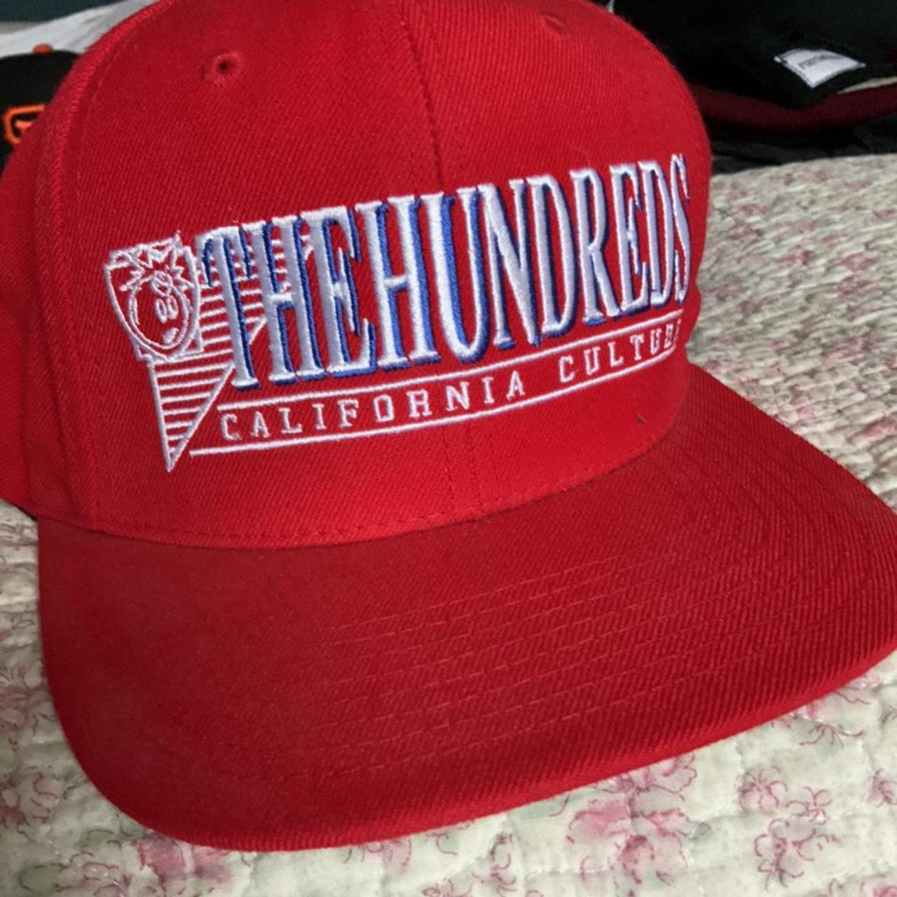 Red Hundreds cap Bought in NY store. Barely... - Depop