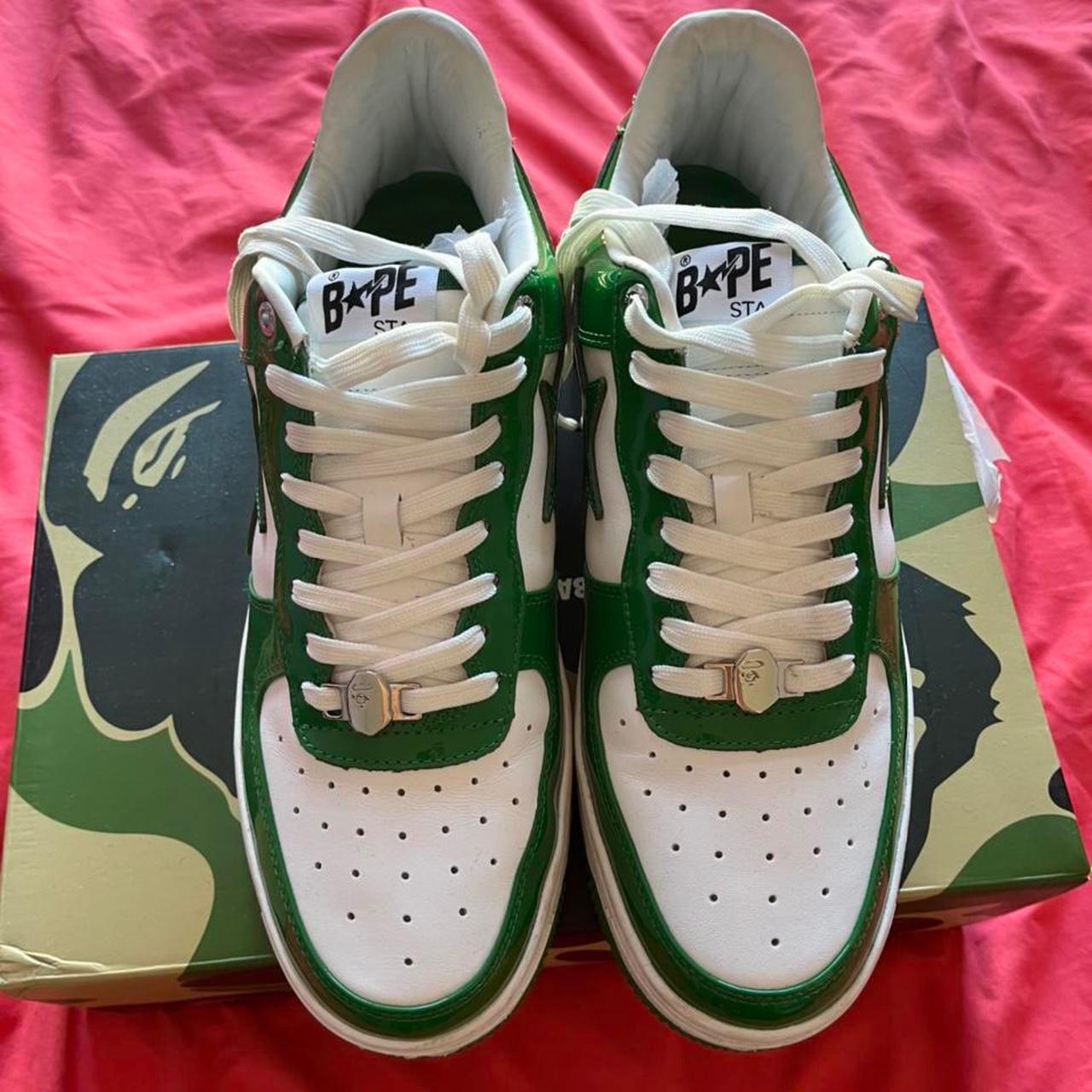 A Bathing Ape Bape Sta Low in Green Size 12 So... - Depop