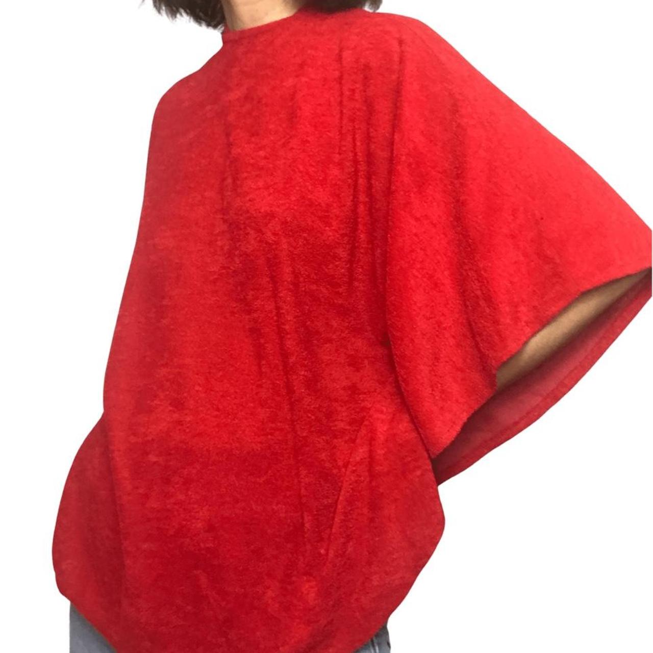 Vintage Terry Cloth Poncho Top . Elegant! Casual!... - Depop