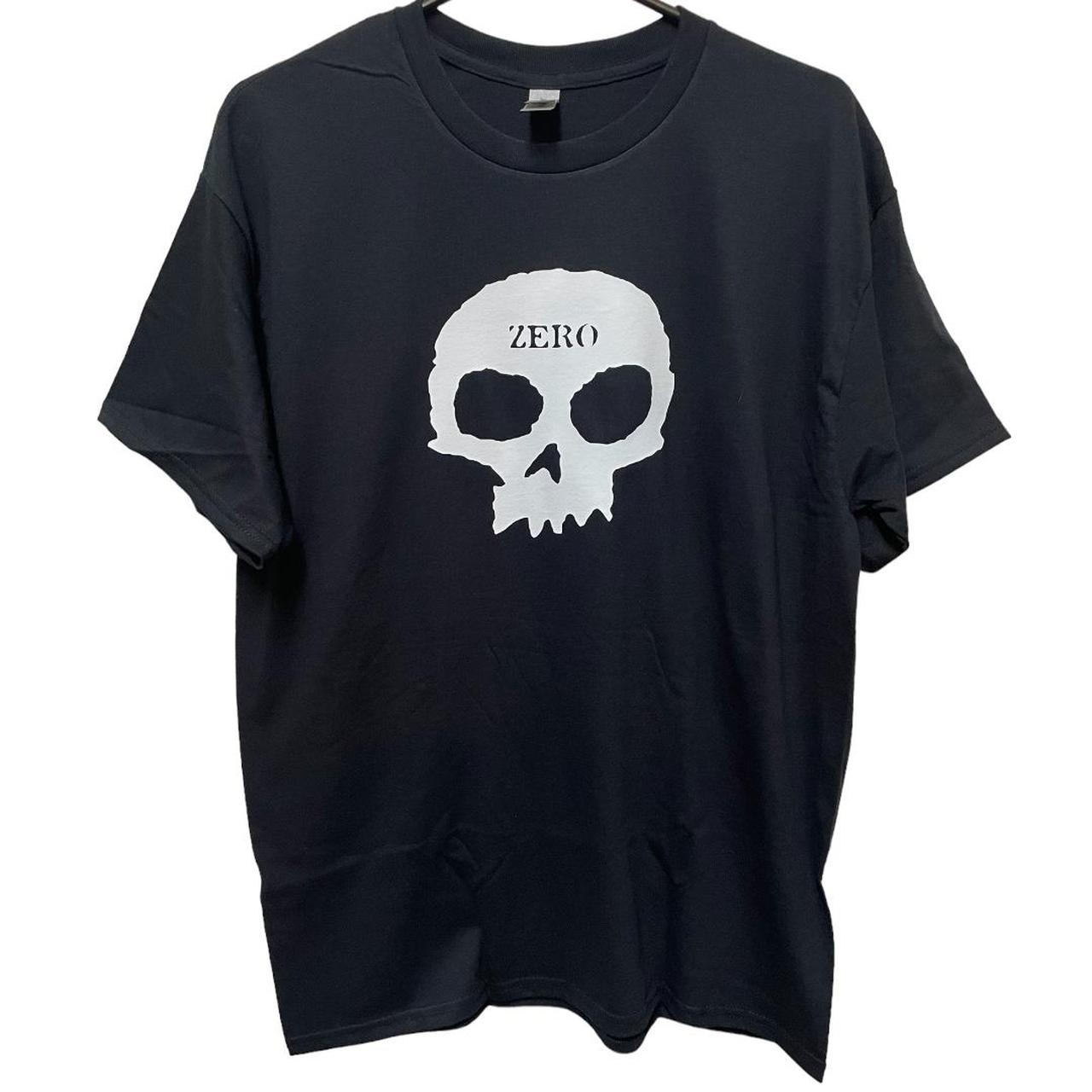 Zero Skateboards T Shirt Skull Logo 90s Style S .M... | Depop