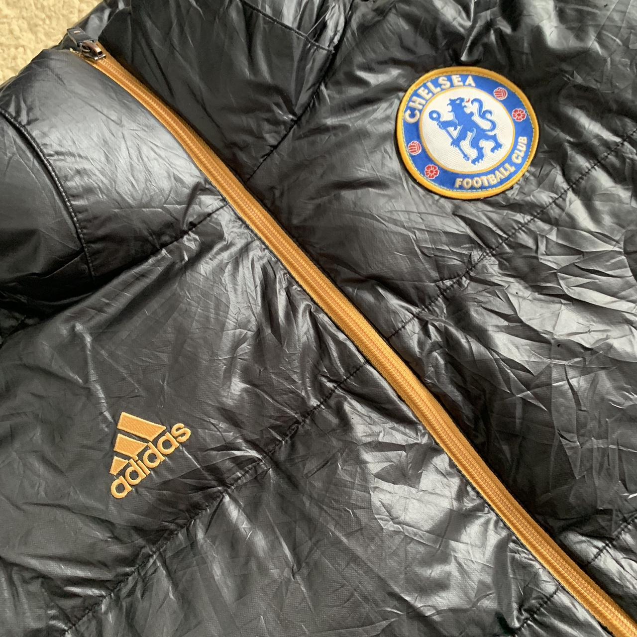 Adidas Men's Black and Gold Jacket | Depop