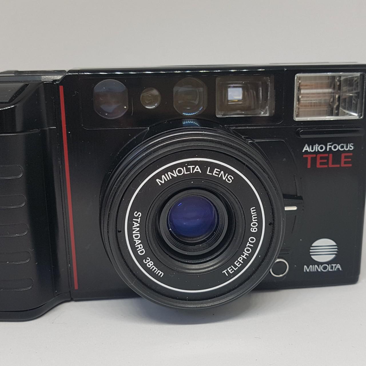 Minolta AF Tele a dual lens camera launched in 1985... - Depop