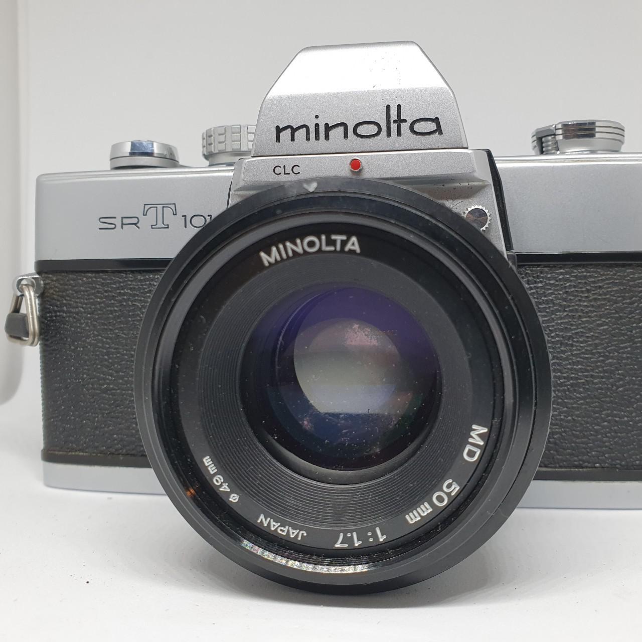Minolta SRT 101 SLR camera The Minolta SR-T 101 is... - Depop