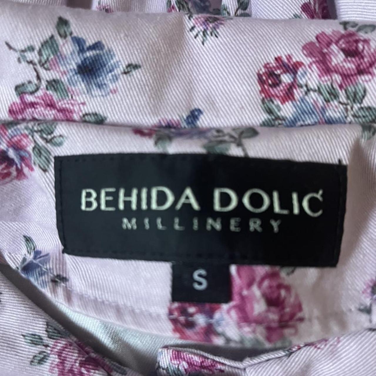 Behida Dolic Millinery floral dress with a massive... - Depop