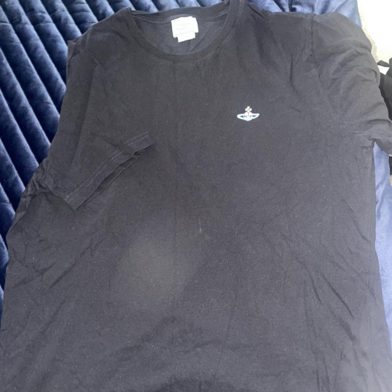 Vivienne Westwood Men's Black T-shirt | Depop