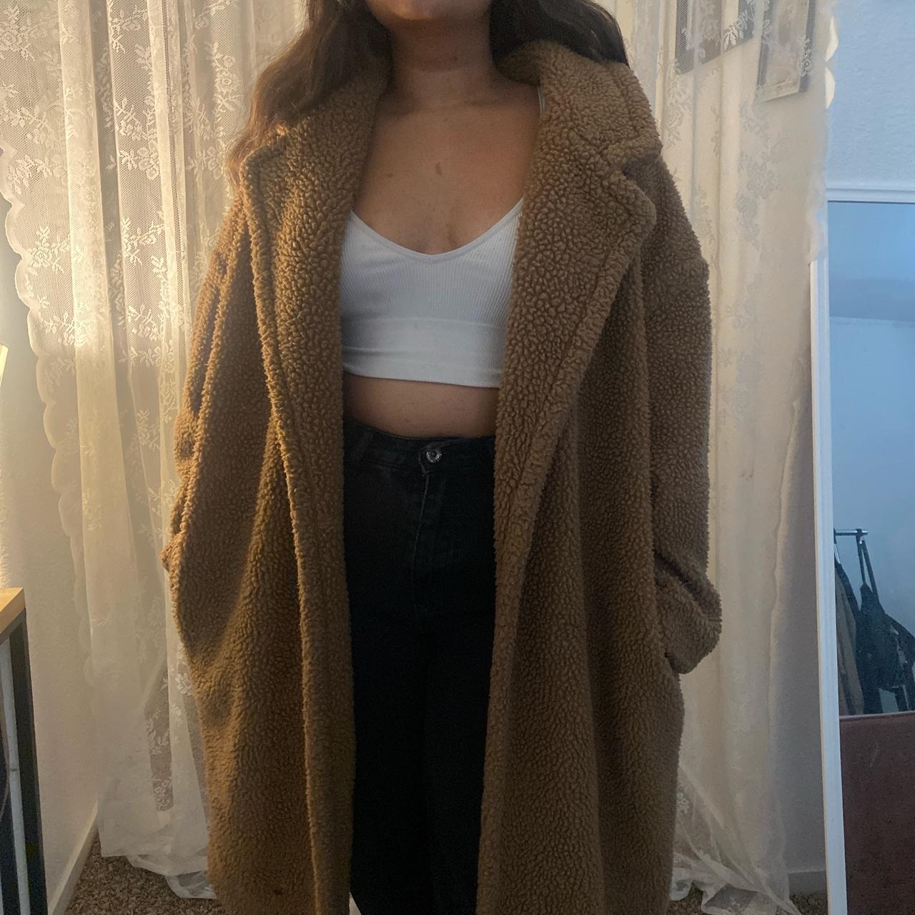 Oversized Fluffy Coat - Depop