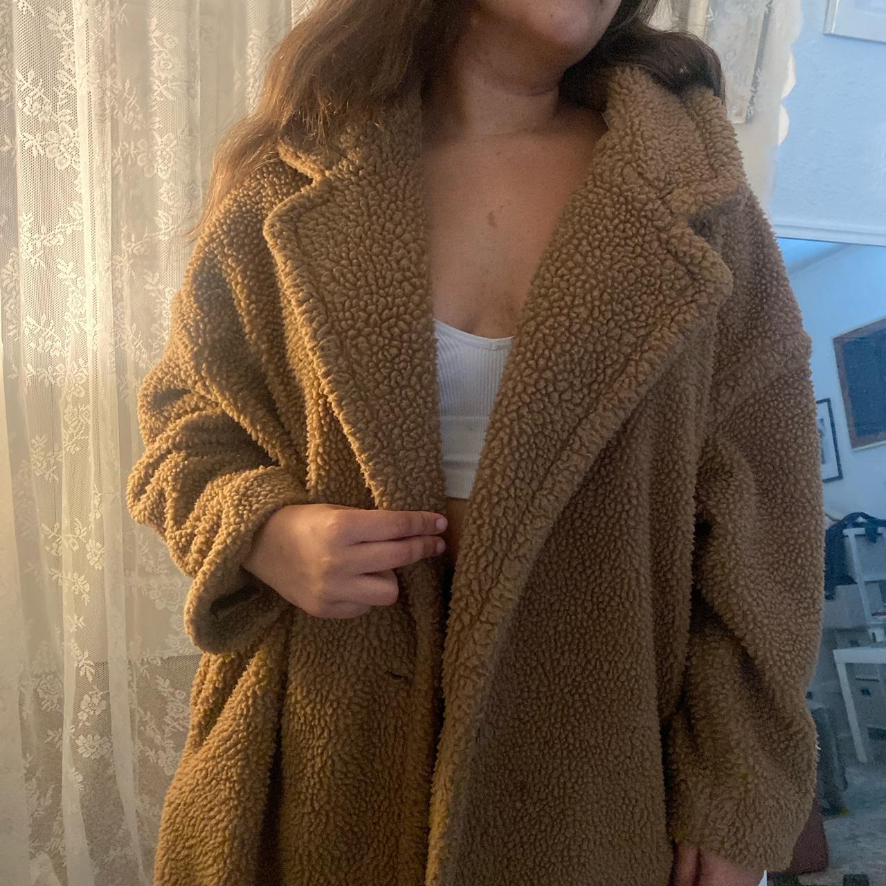 Oversized Fluffy Coat - Depop