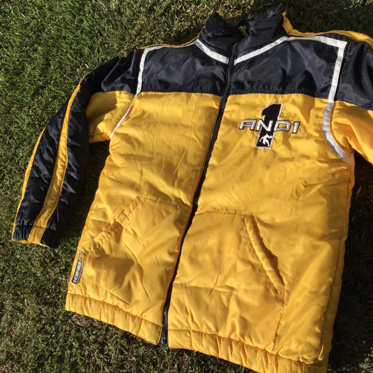 Vintage 90s AND1 Reversible Puffer Jacket. This... - Depop
