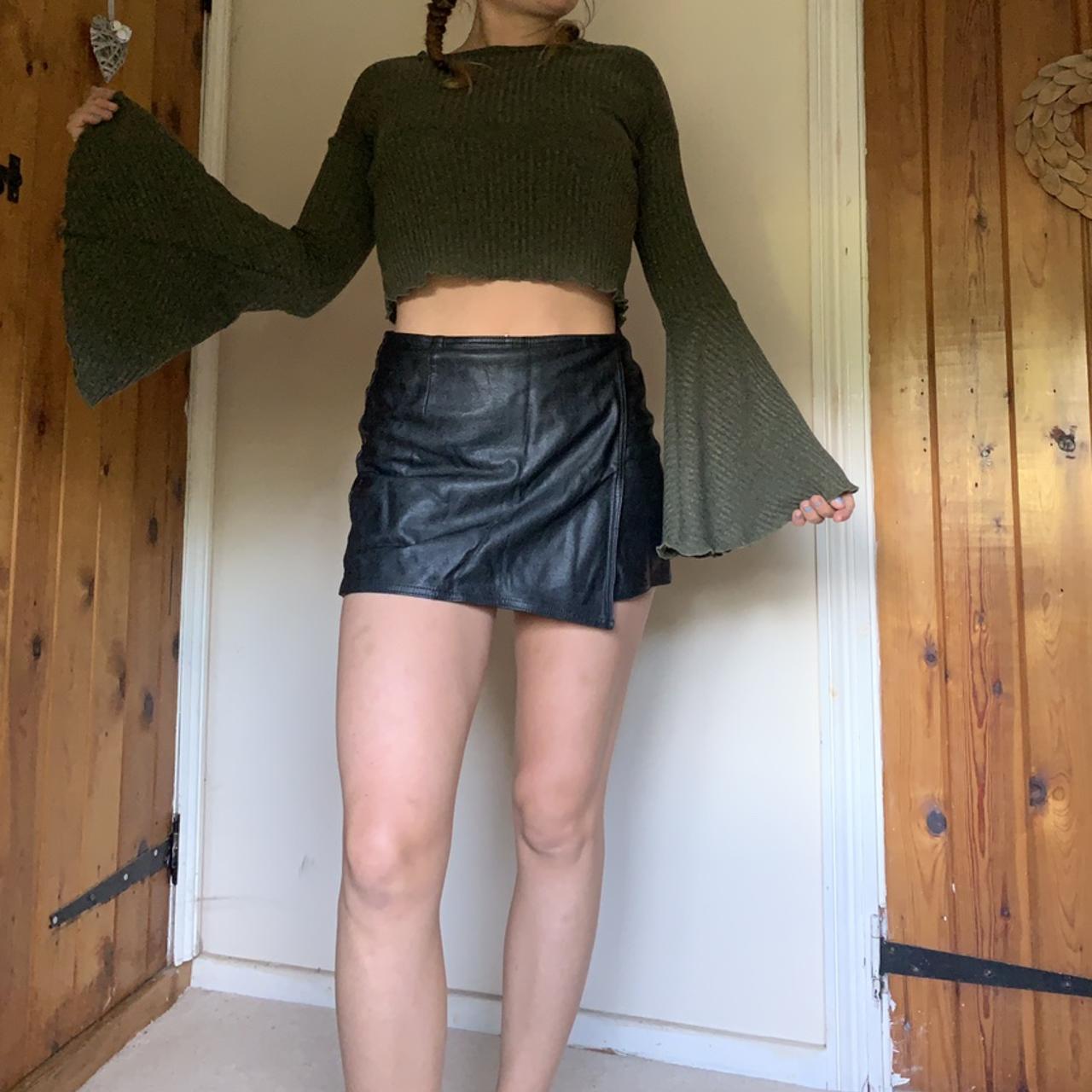 Urban outfitters flared sleeve crop top. Really... - Depop