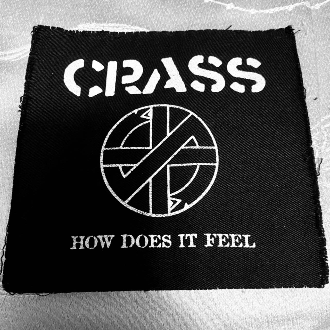 Crass How Does It Feel” Patch Crass Conflict Depop