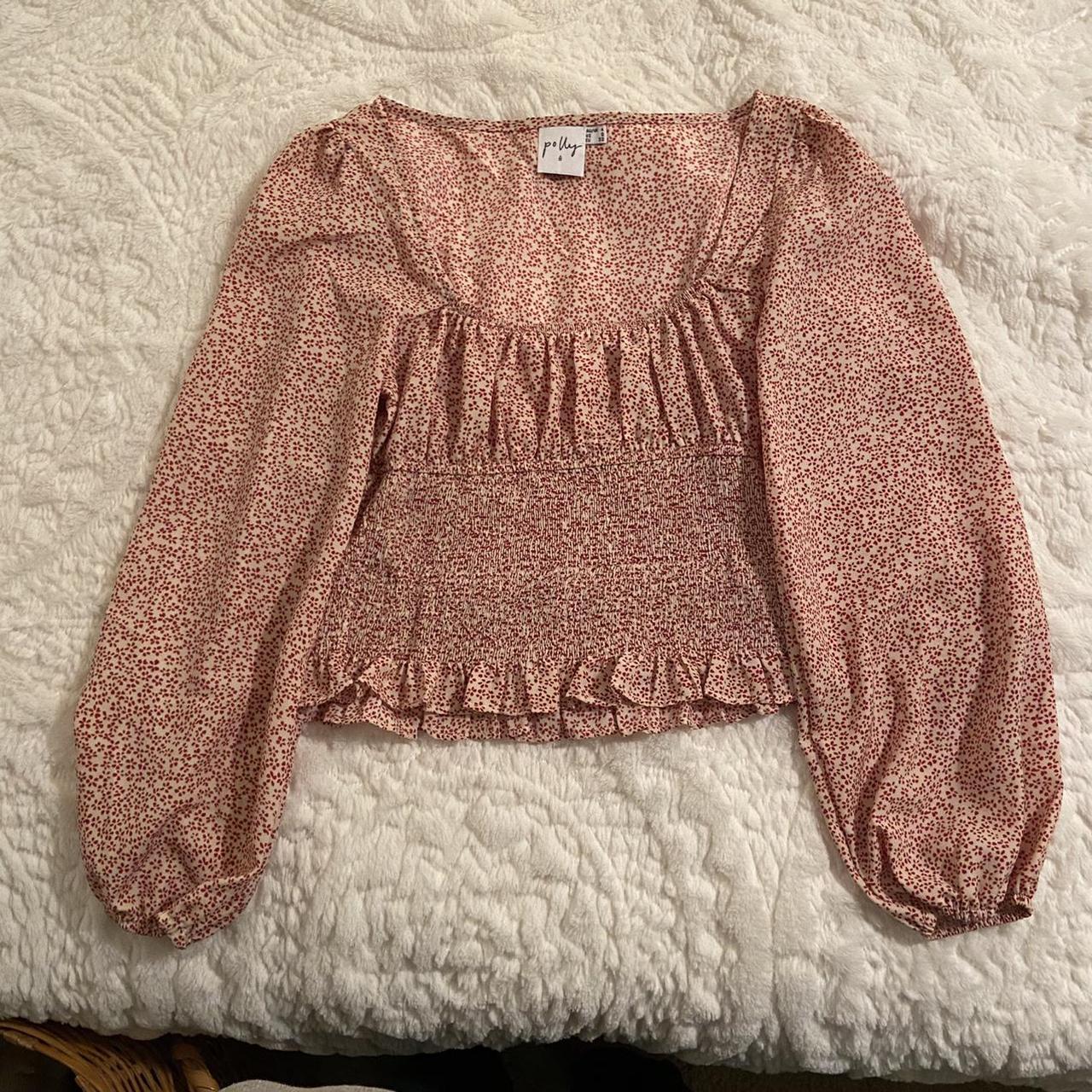 Princess Polly Floral Long Sleeve Top Depop