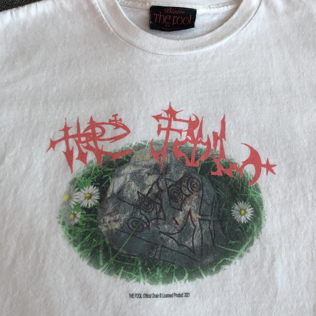 Bladee THE FOOL Official Drain Tshirt Size:... - Depop