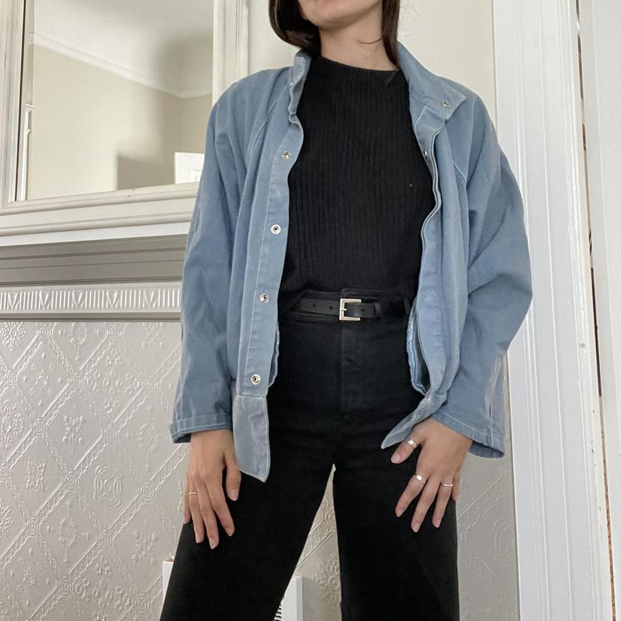 Urban outfitters blue jacket Size L - Depop