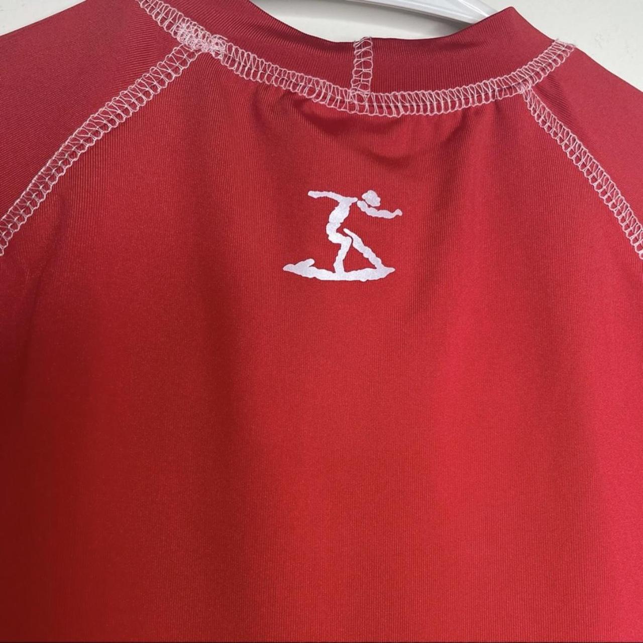 Kids active uzzi red surfing swimming with SPF 50... - Depop