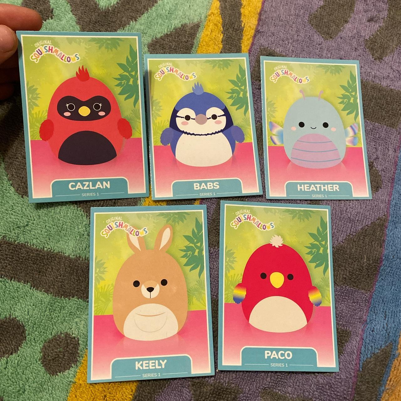 *PACO AND BABS SOLD!* Squishmallows trading cards... - Depop