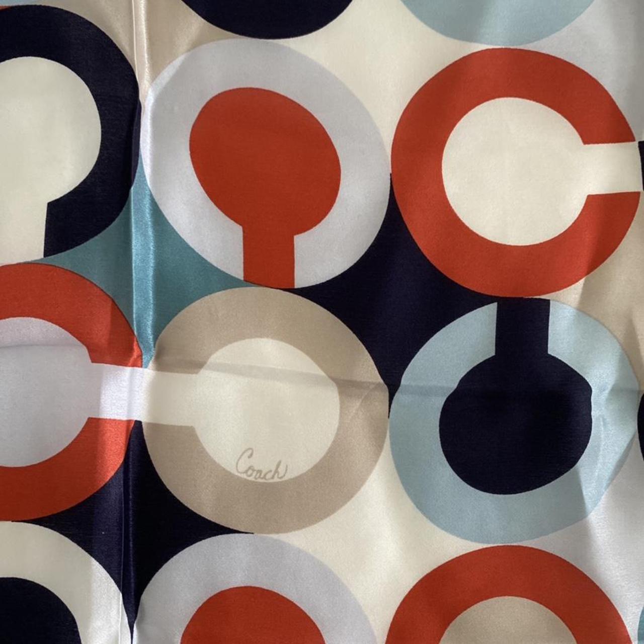 Stunning Coach signature print silk scarf. A... - Depop