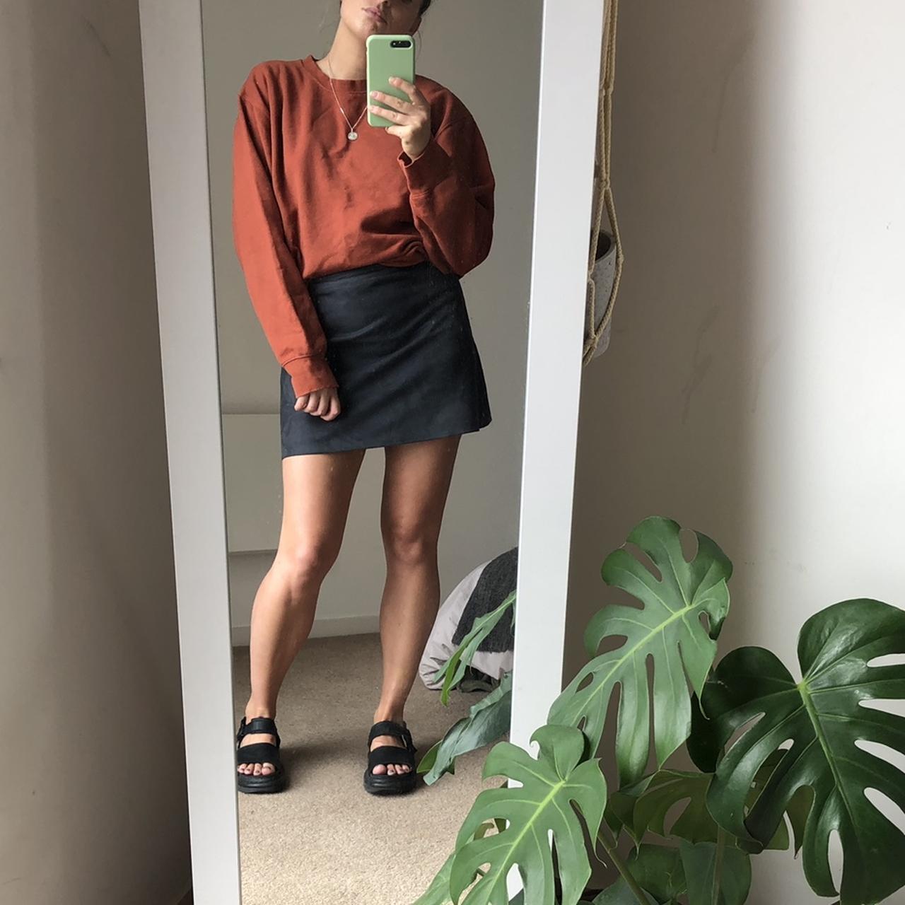 Dark orange Topman jumper. Size XL, Size 10,... - Depop