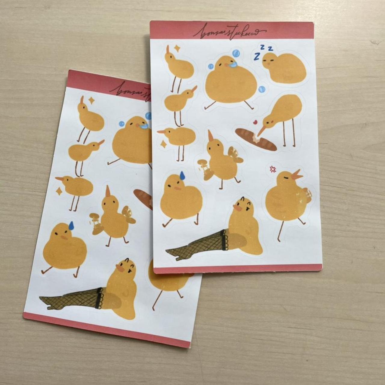 chicks sticker sheet (from my etsy shop... - Depop