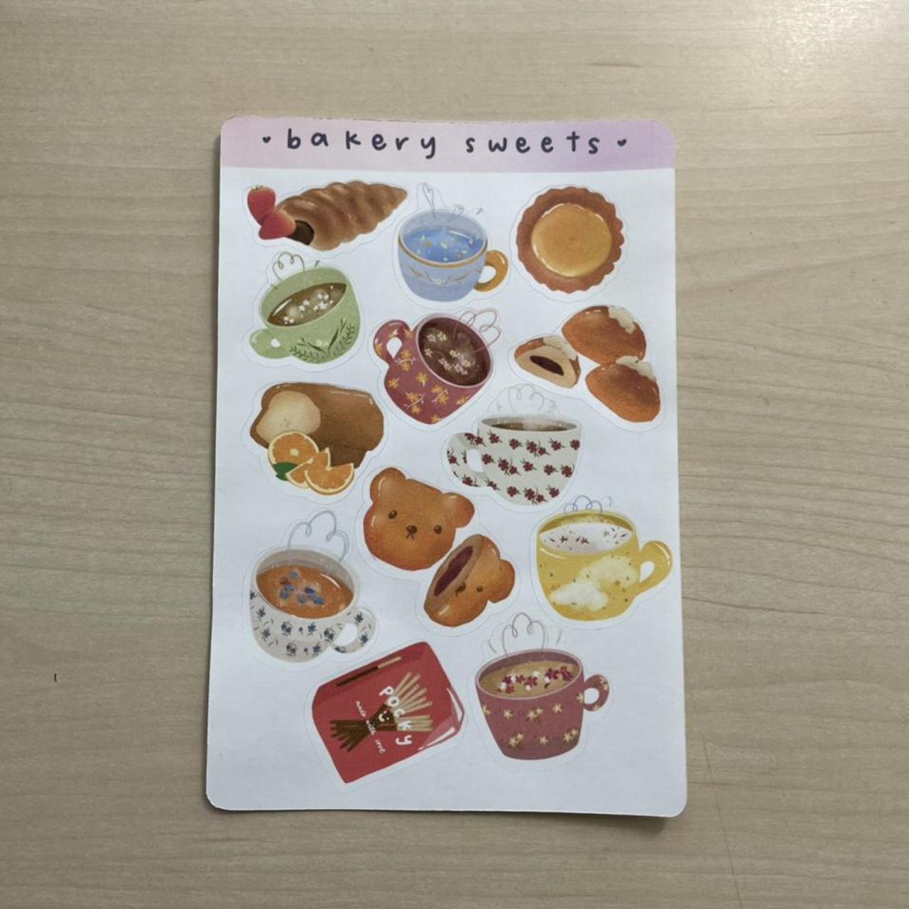 bakery sticker sheet (from my etsy shop... - Depop