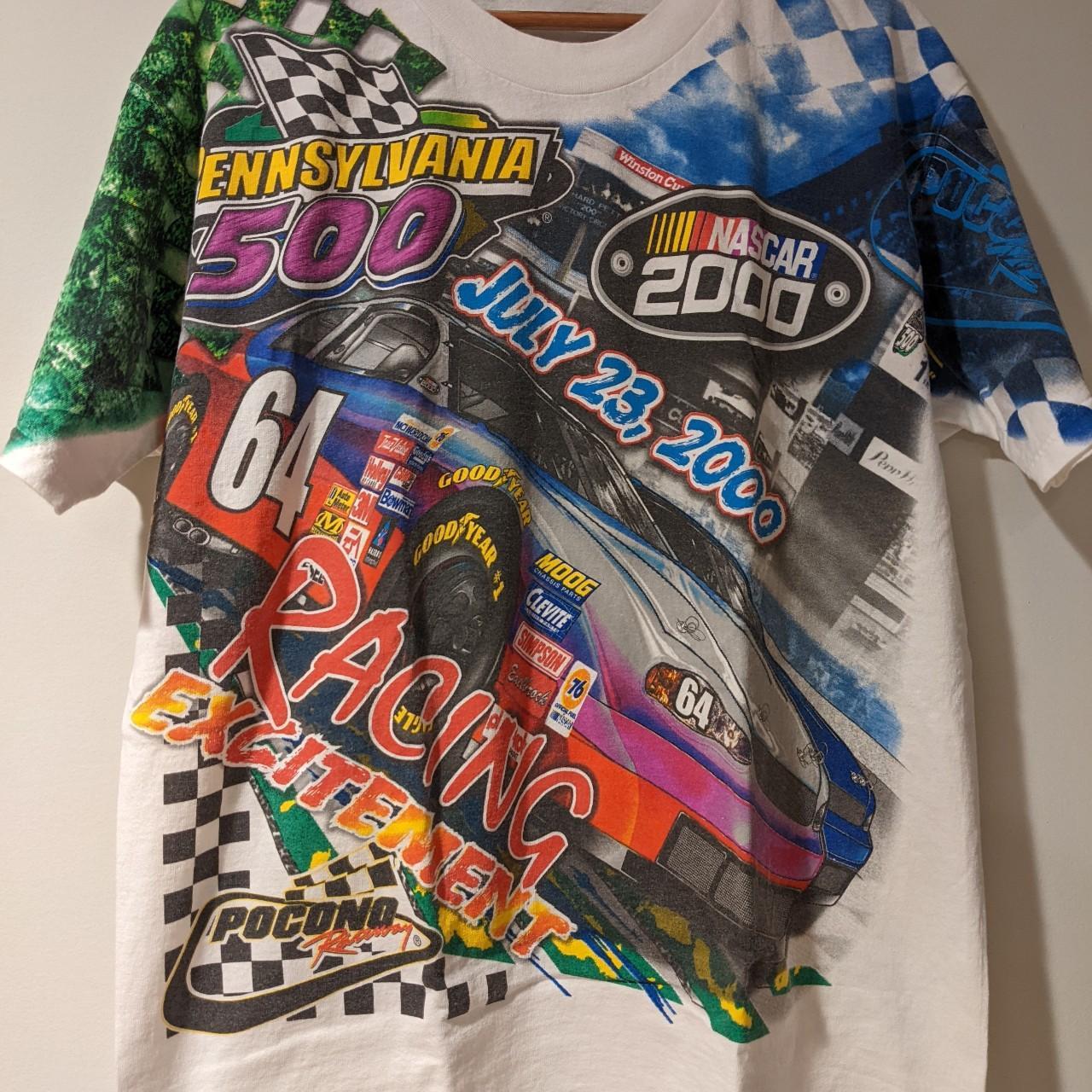 Vintage Y2K NASCAR Chase Authentic Pocono Racing... - Depop