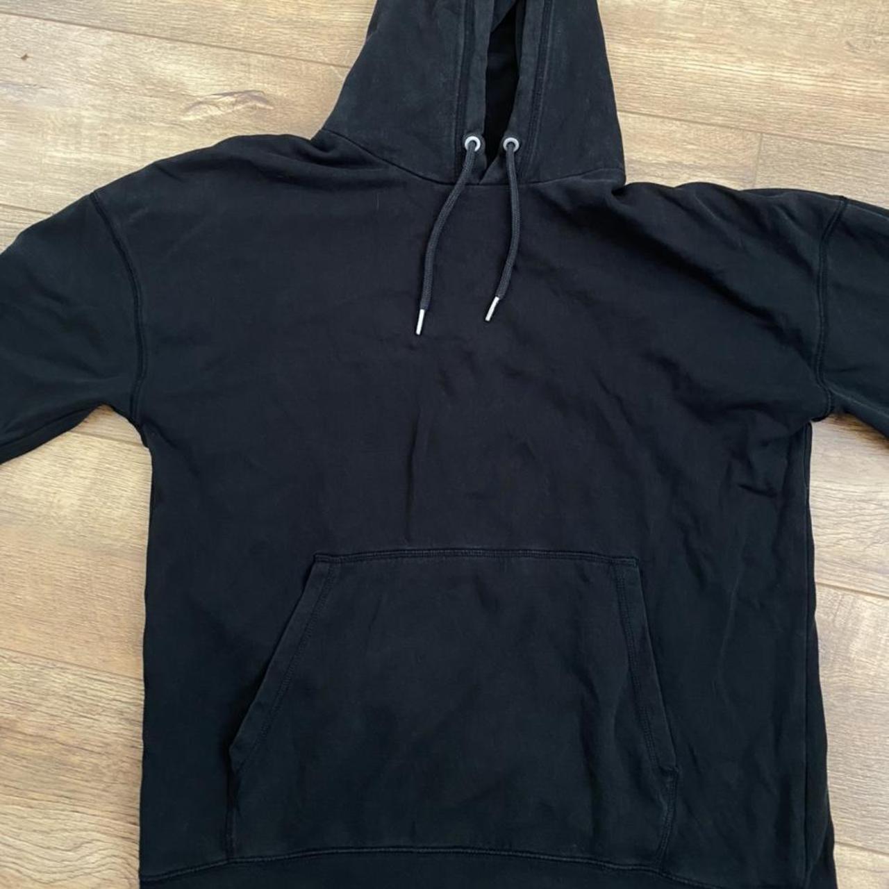 BLACK DRAW STRING HOODIE •from next •worn quite a... - Depop