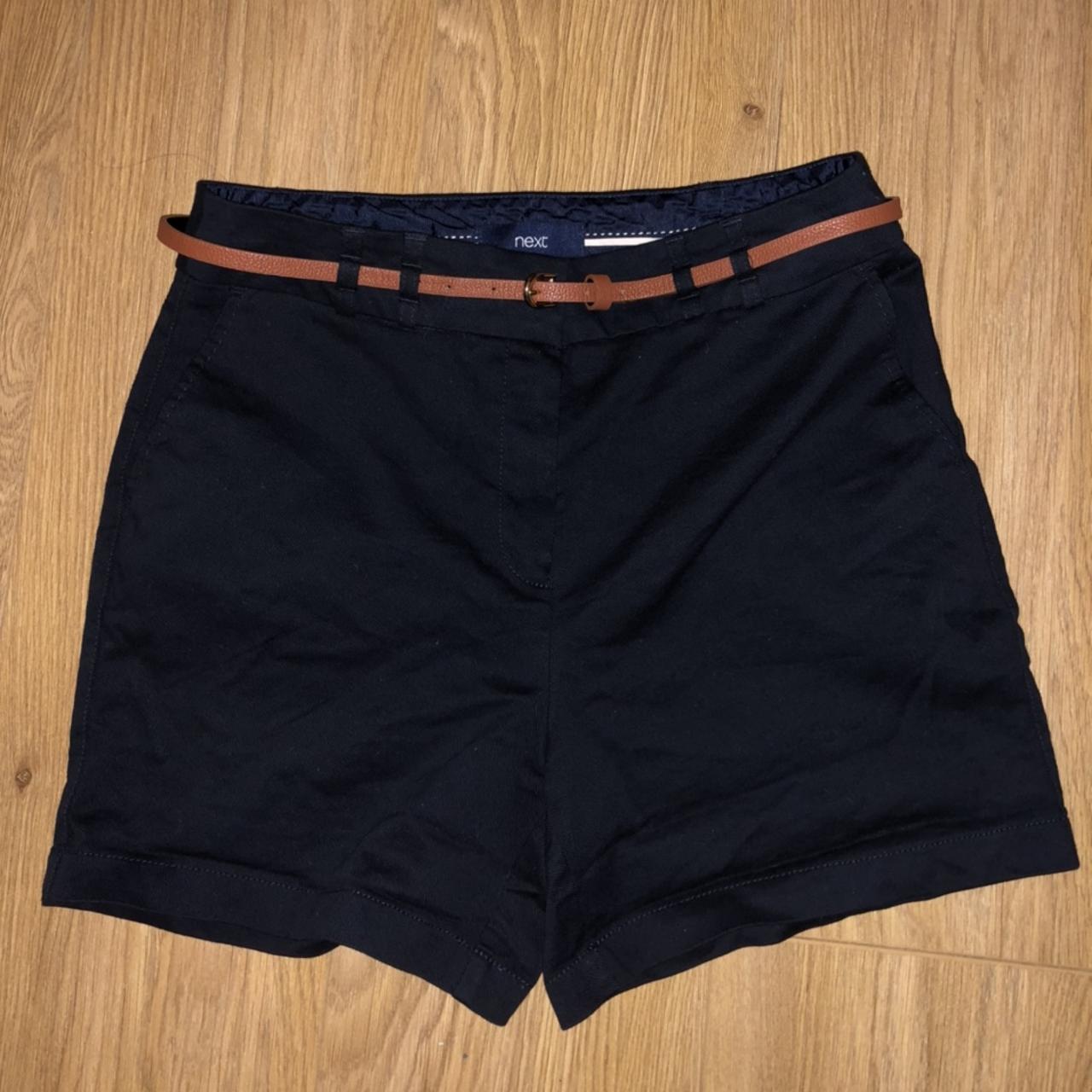navy/black shorts- can be worn long or cuffed.... - Depop