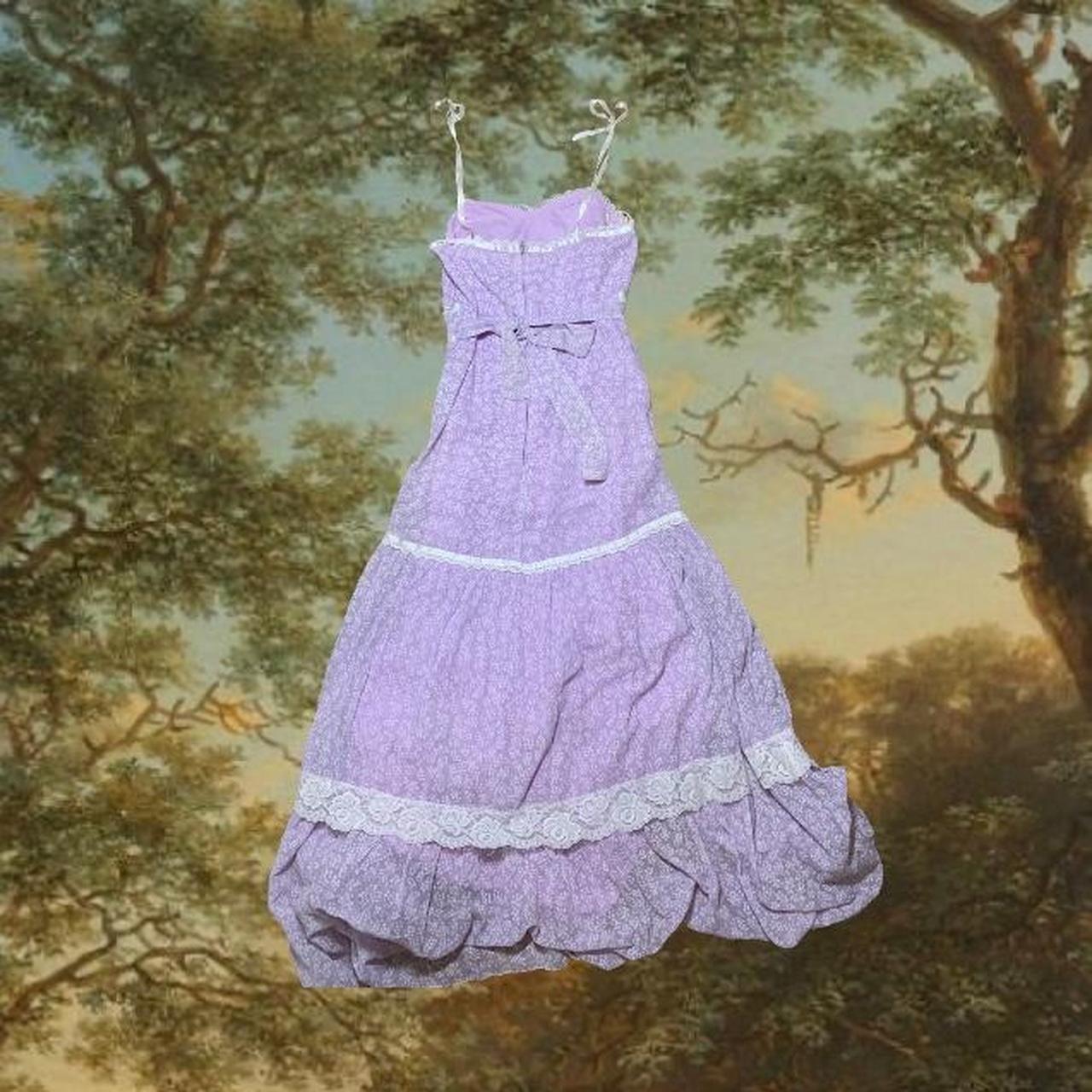 Vintage 60s lovely lilac purple cottagecore fairy... - Depop