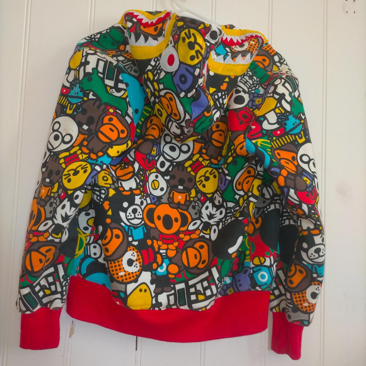 BAPE PONR Multi Camo Hoodie #y2k #bape #retro #rare - Depop