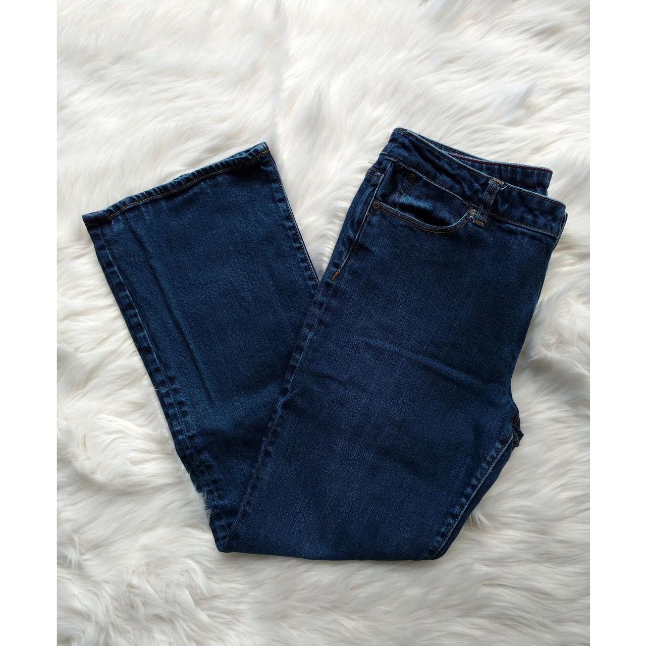 Gently worn Talbots Heritage boot cut petite jeans.... - Depop
