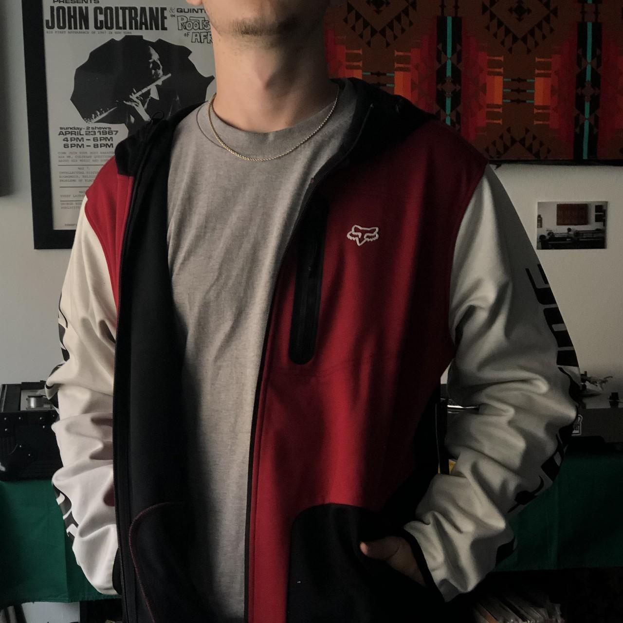 Fox Racing Windbreaker Jacket. Softshell Fleece... - Depop