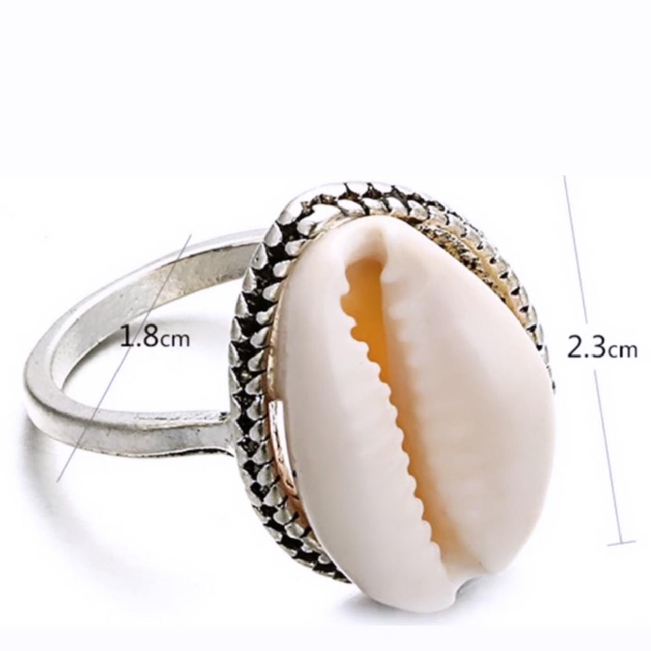 SELLING BOHO COWRIE SHELL RINGS! Sizing posted in... - Depop