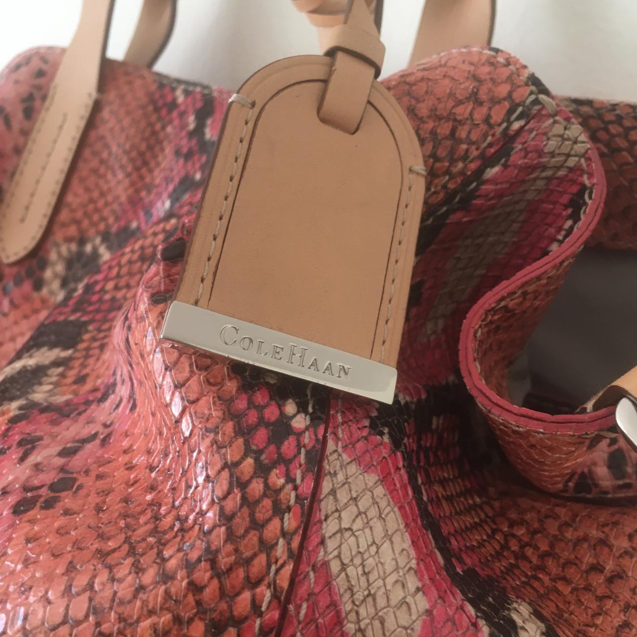 Brand: Cole Haan Type: Python Leather Satchel Color:... - Depop