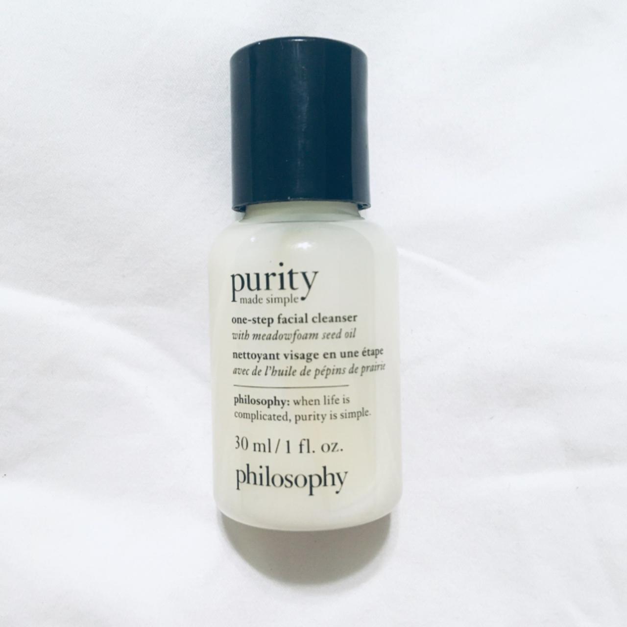 This bottle of Philosophy Purity One Step Facial... - Depop