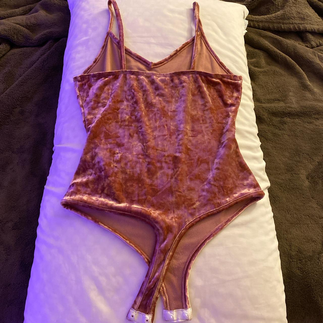 Women's Pink Bodysuit | Depop