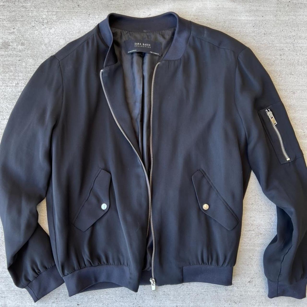 Zara Women's Black Jacket | Depop