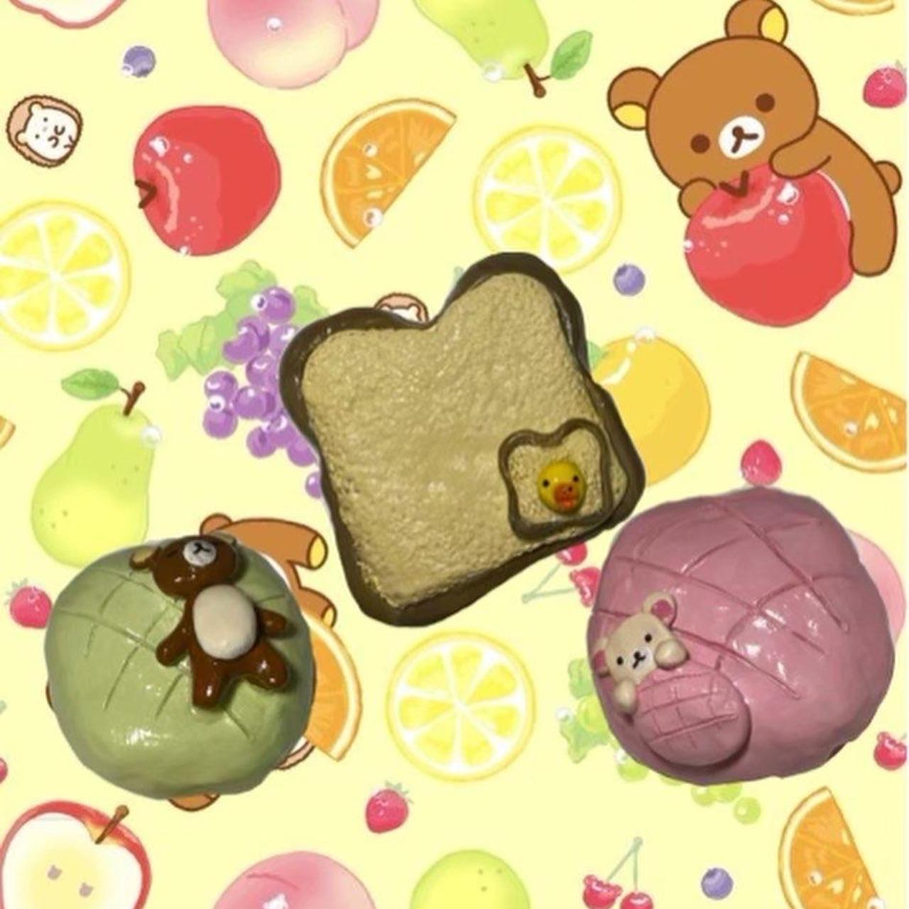 Melon bread rilakkuma mirror handmade by meeee... - Depop