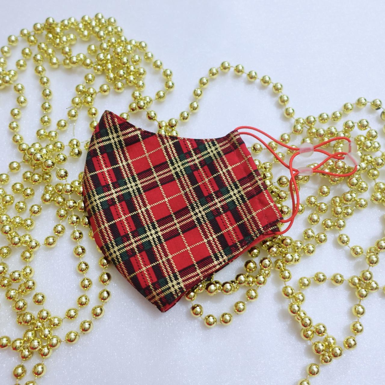 Red and Gold Face-masks | Depop