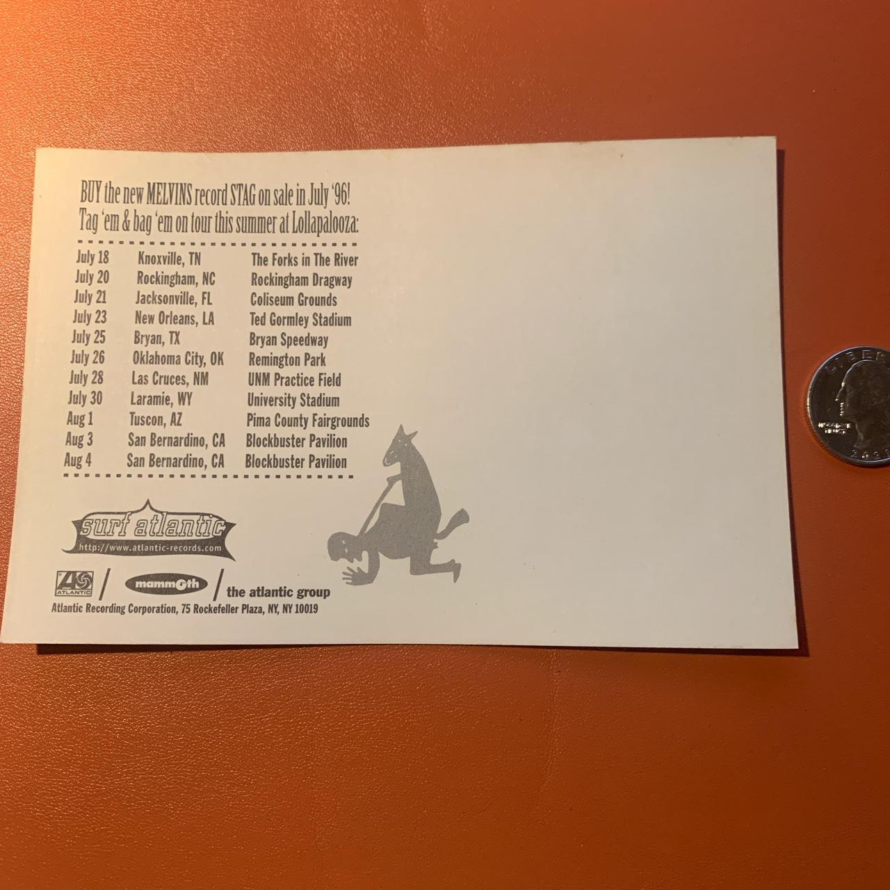 Melvins ‘Stag’ album promo sticker. “But the new... | Depop