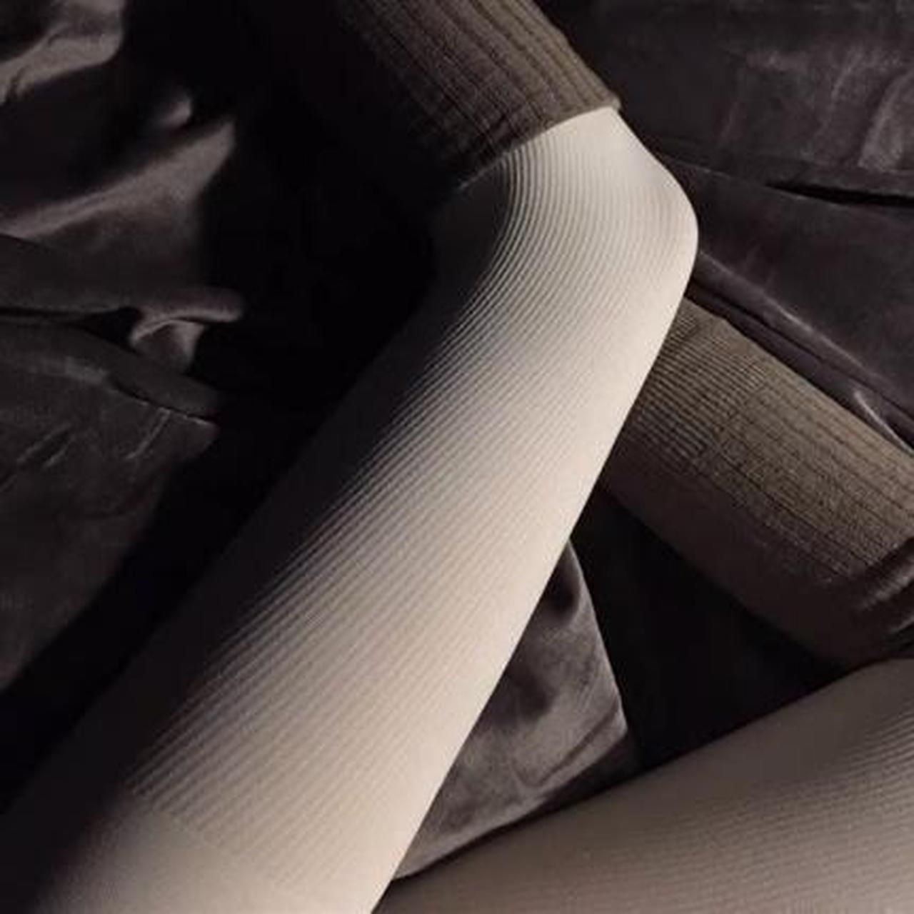 New 🤍 cream white tights Stay warm in the winter ️ - Depop