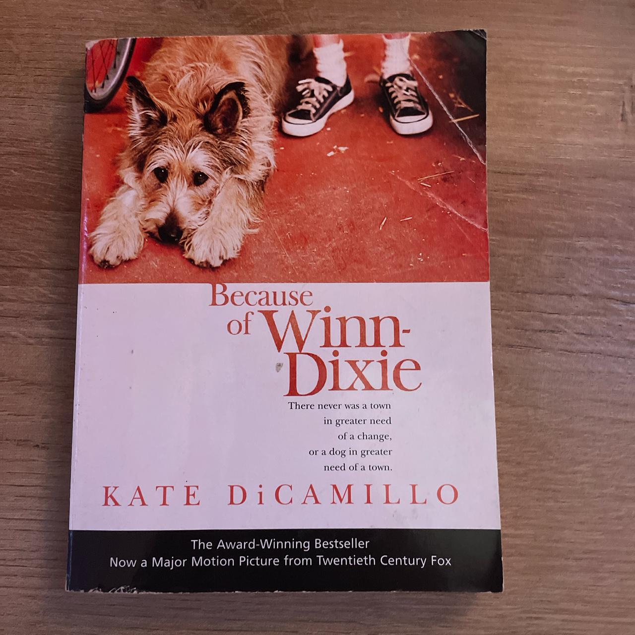Because of Winn-Dixie book with picture from the movie - Depop