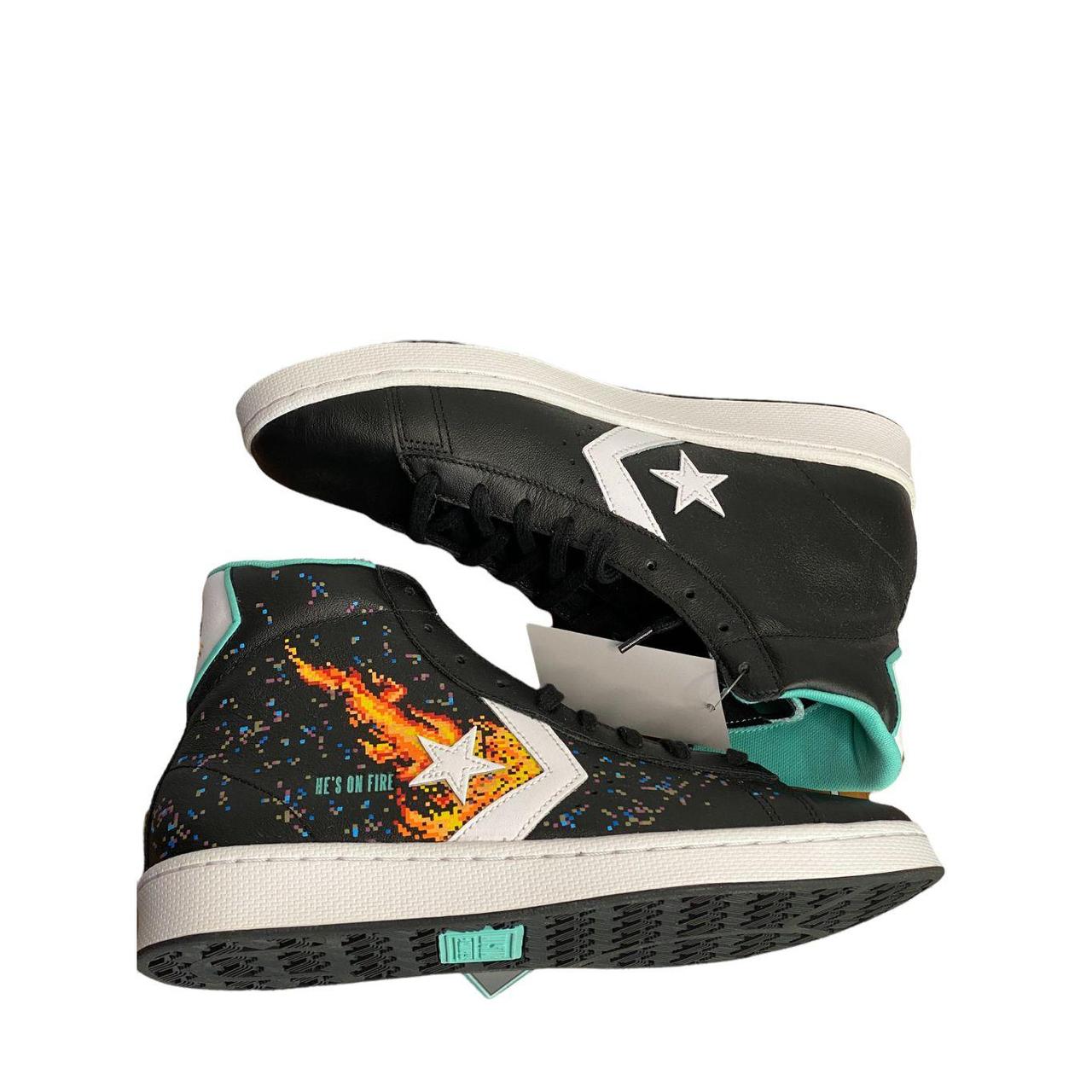 Converse all Star Pro Leather Hi NBA Sneaker Shoes... - Depop