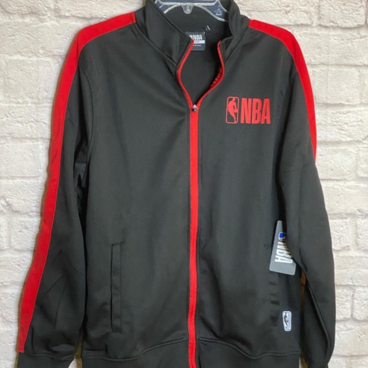 NBA Sport Jacket Zipper Front Sz L Mens New... - Depop