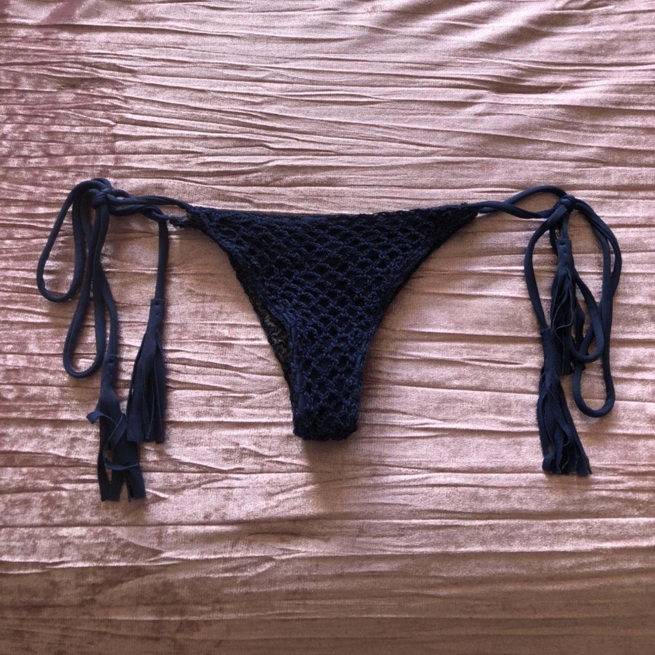 Polihale Crochet Bottom ~ Adjustable Cheeky bikini... - Depop