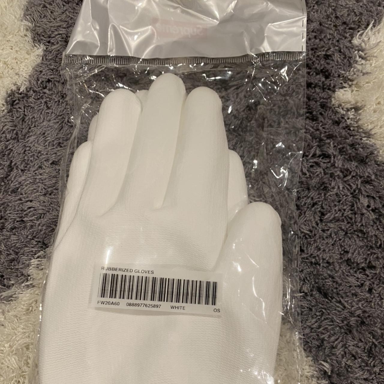 100% authentic supreme rubber gloves never worn or... - Depop